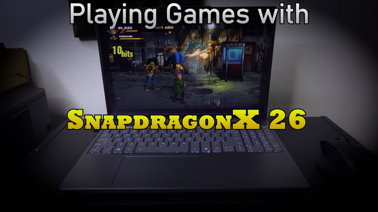 Playing Games with the SnapdragonX 26 (Lenovo Slim 3x) | Slap Tech ...