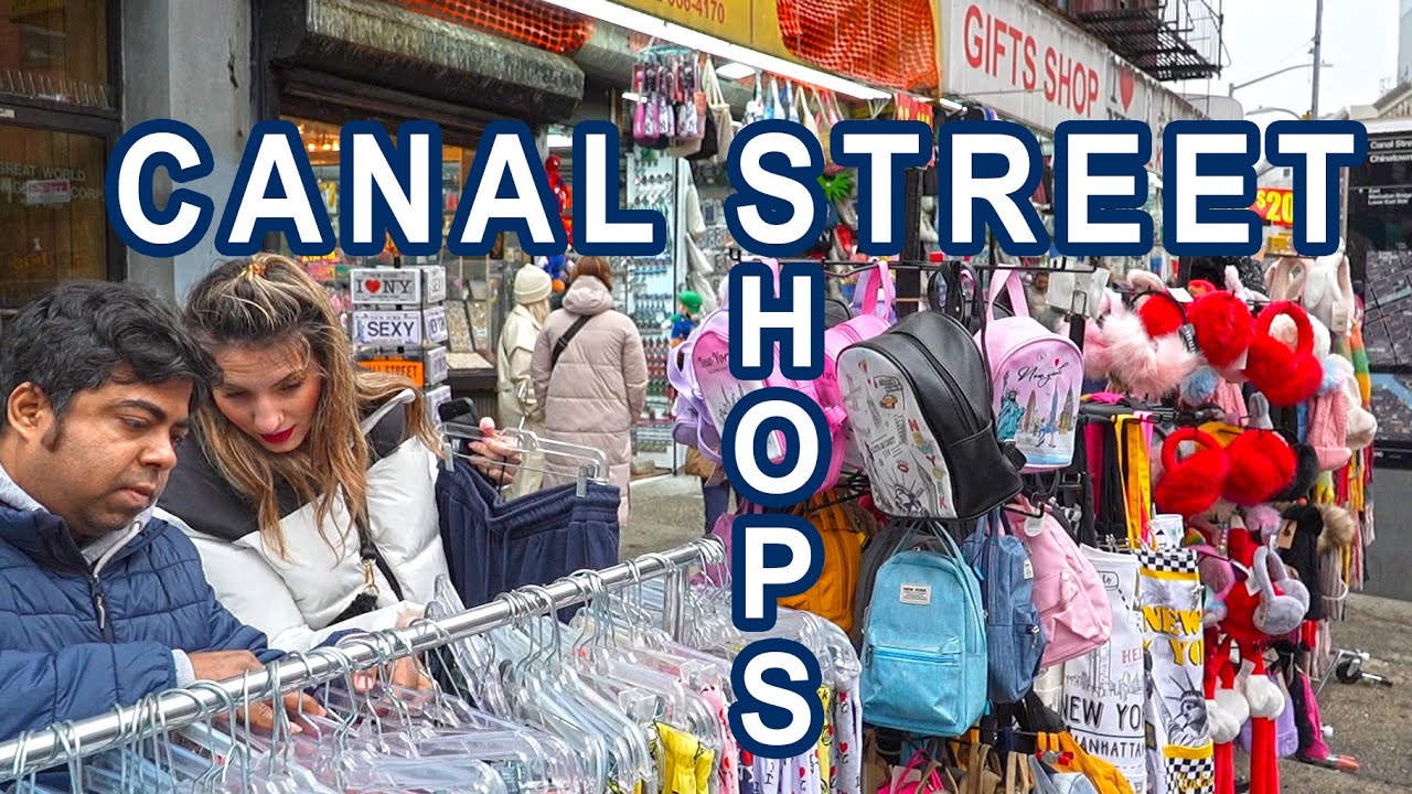 Chinatown, Canal Street strip of gift shops walking tour - Manhattan ...