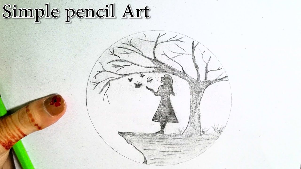 Simple Pincil Art Work | Interesting and Easy Drawing | Logi Art - YouTube