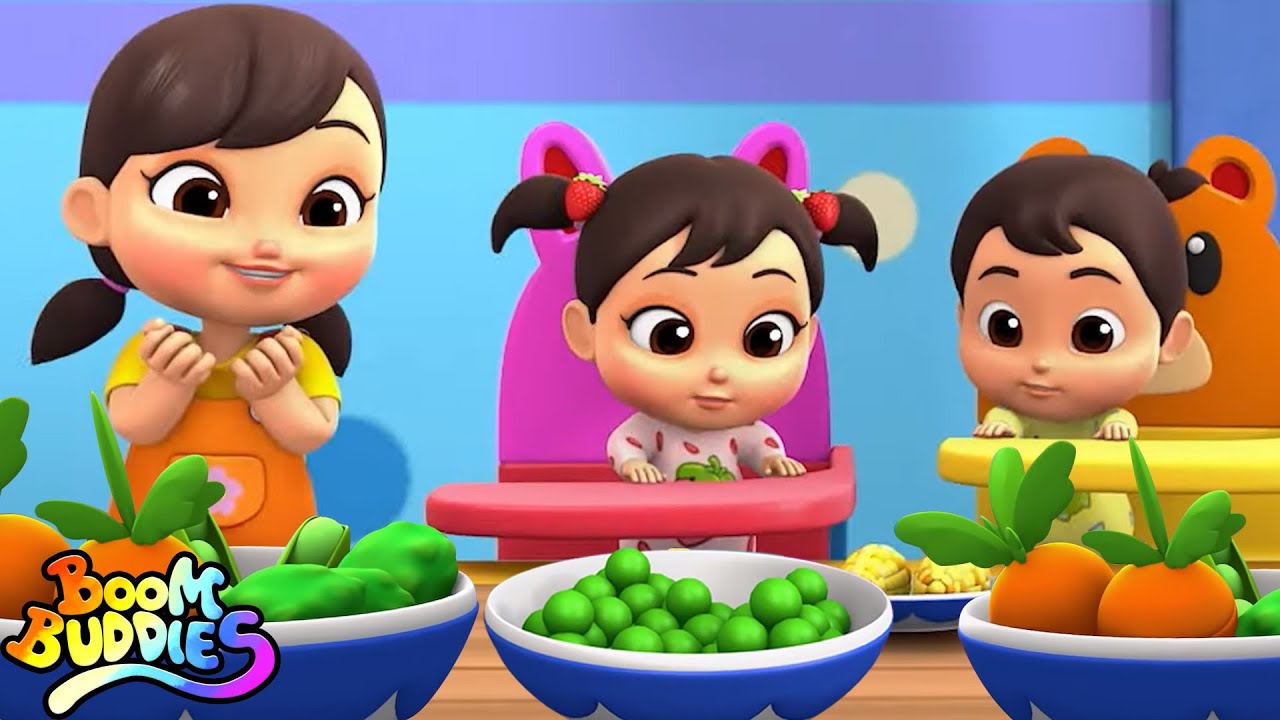 The Vegetables Song | Kids Learning Videos | Nursery Rhymes and Songs ...