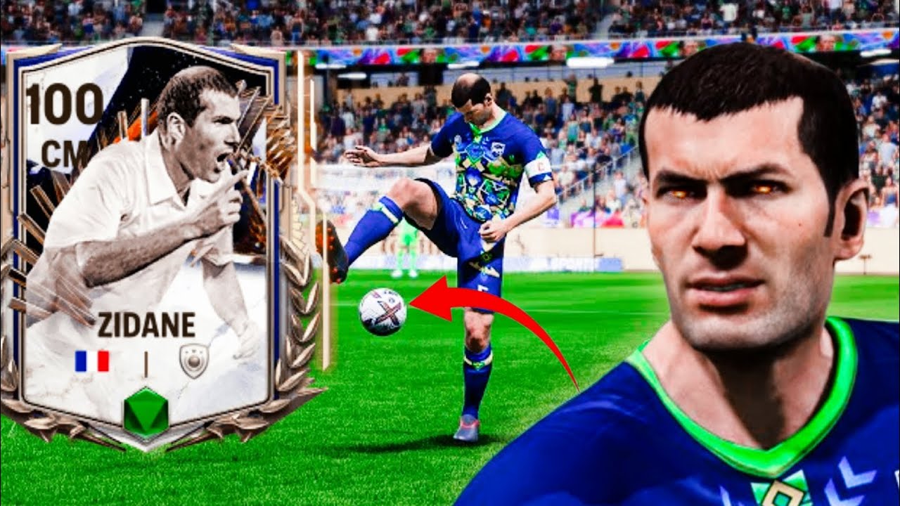 100 rate ZIDANE best CM card in | FC mobile| - YouTube