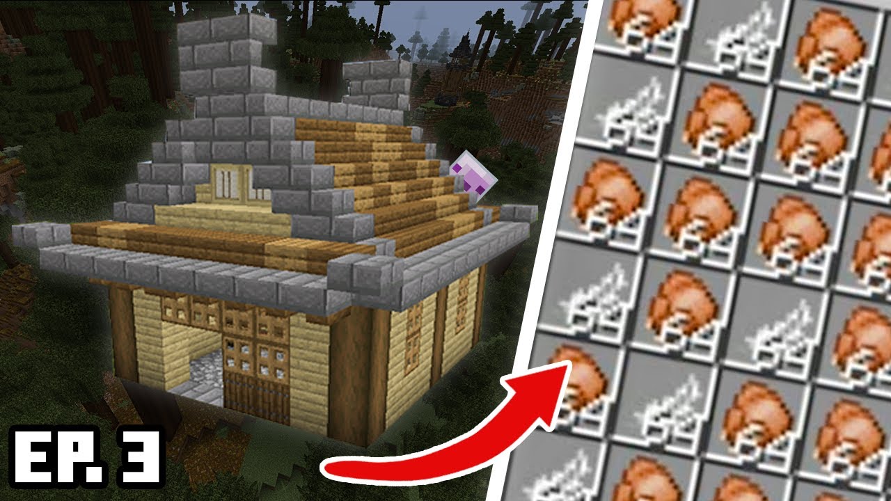 I Built a CHINESE RESTAURANT in Minecraft Survival!!! (Ep.3) - YouTube