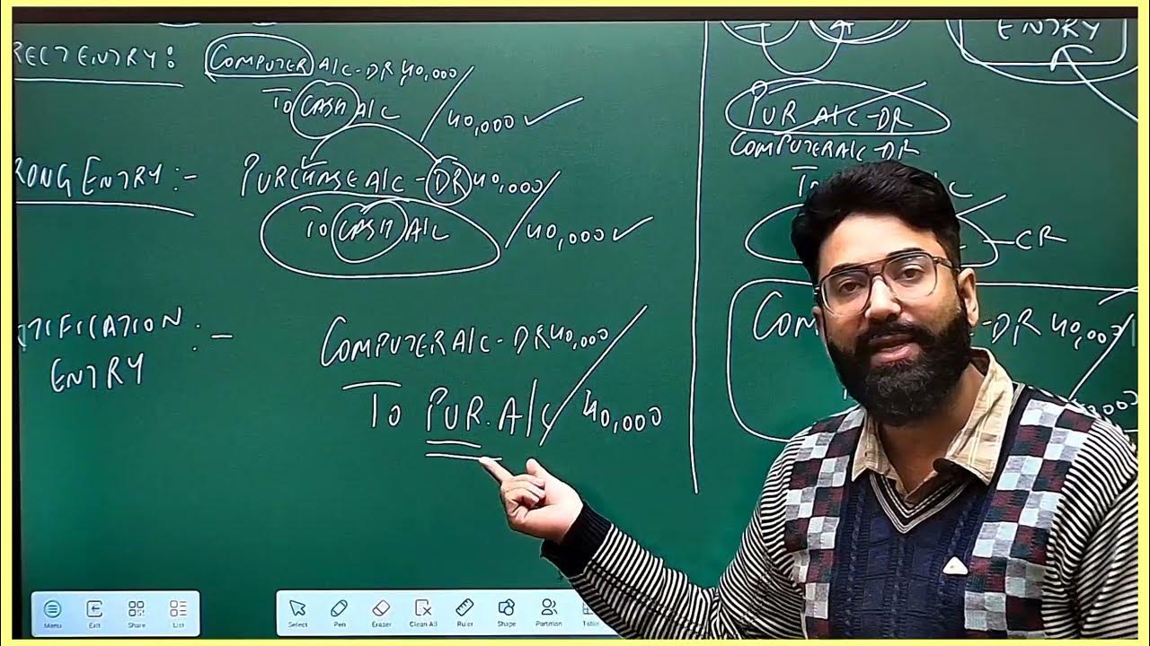 Rectification of Errors | PART - 2 | ERRORS OF PRINCIPLE | WITH EXAMPLES | Class 11 - YouTube