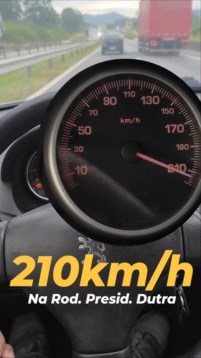Pega na Dutra a 210km/h - YouTube