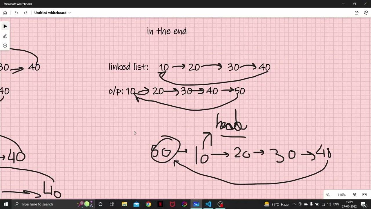 Insertion in Circular Singly Linked List at Beginning - YouTube