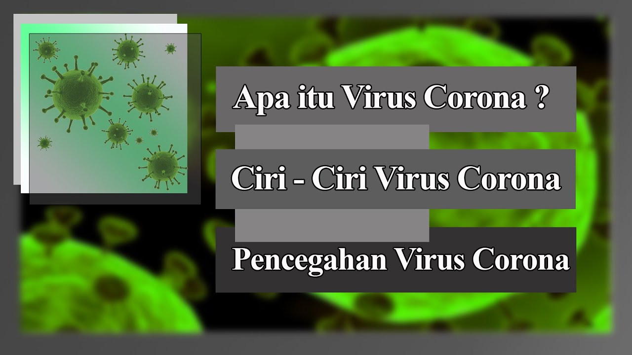 Wajib tahu! Apa itu Virus Corona | Ciri - Ciri Virus Corona dan ...