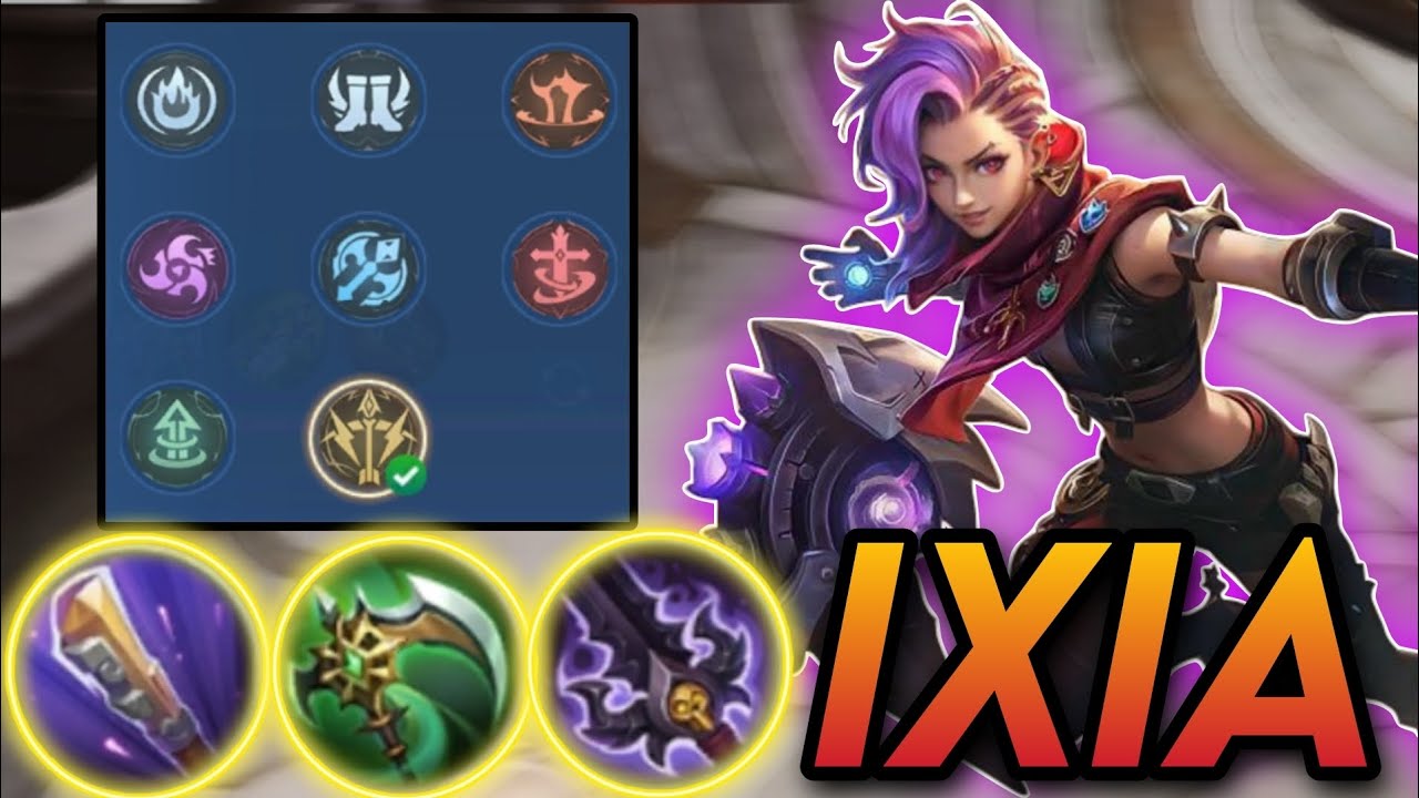 IXIA BUILD AND EMBLEM | MOBILE LEGENDS - YouTube