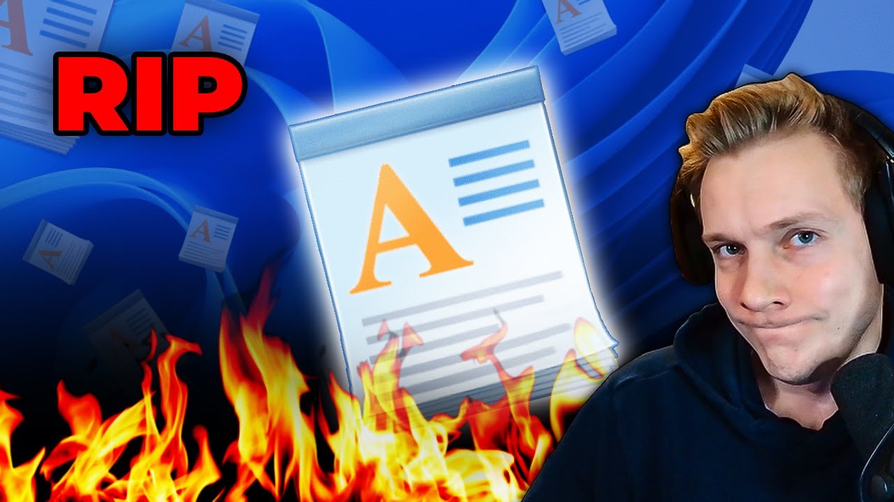 RIP Wordpad Microsoft Removes Another Great Program - YouTube