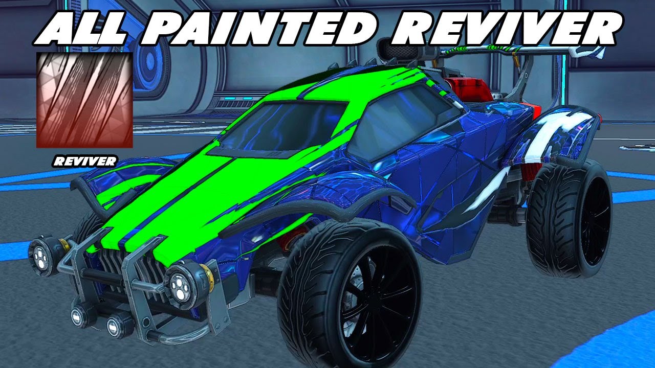 All *NEW* Painted Import Decal Season 6 "REVIVER" - Rocket League ...