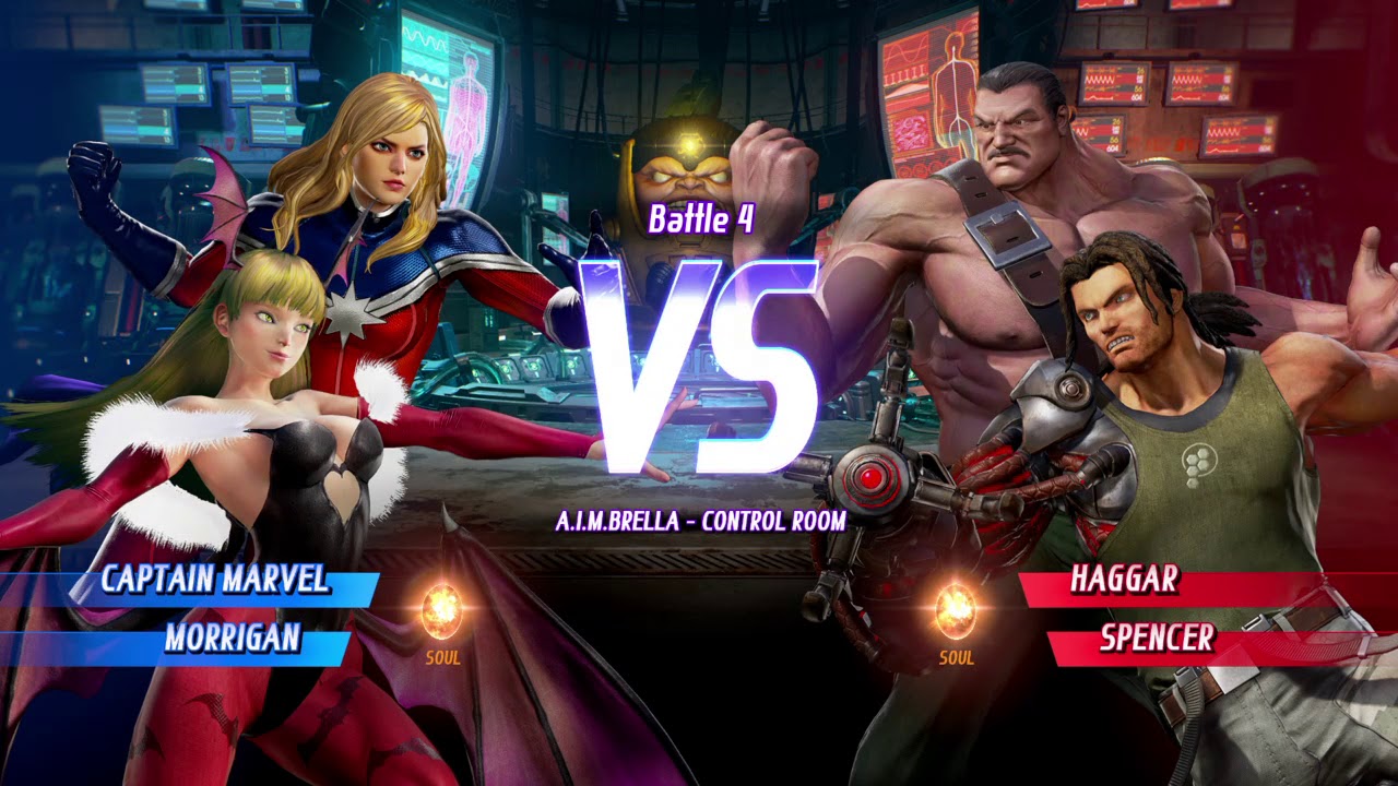 MARVEL VS. CAPCOM: INFINITE Captain Marvel & Morrigan Playthrough - YouTube