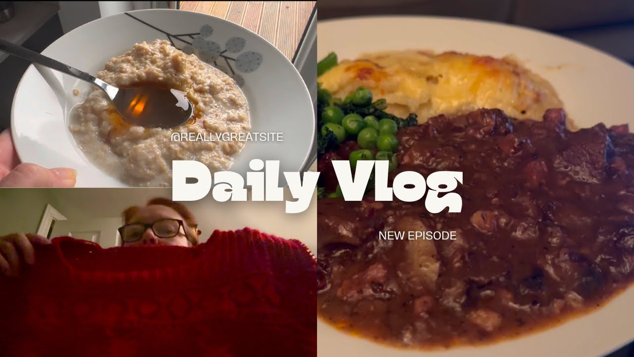 Daily Vlog 23rd & 24th Jan - daily life working from home - YouTube