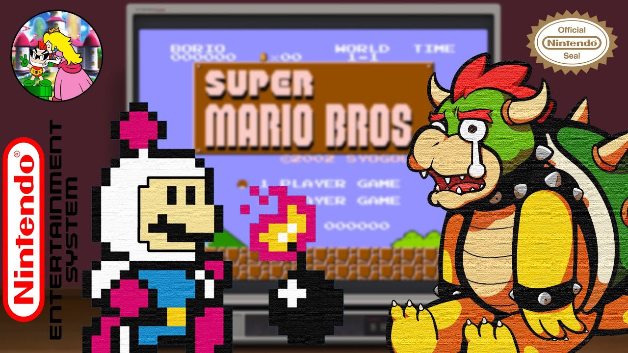 Bomberman in Super Mario Bros. | SMB1 Hack (Borio) - YouTube