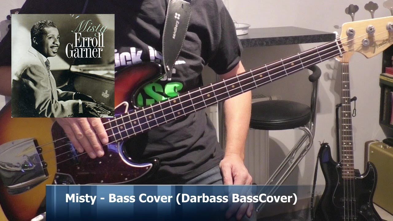 [Erroll Garner] Misty - Bass Cover 🎧 (Bossa Nova version / play along w ...