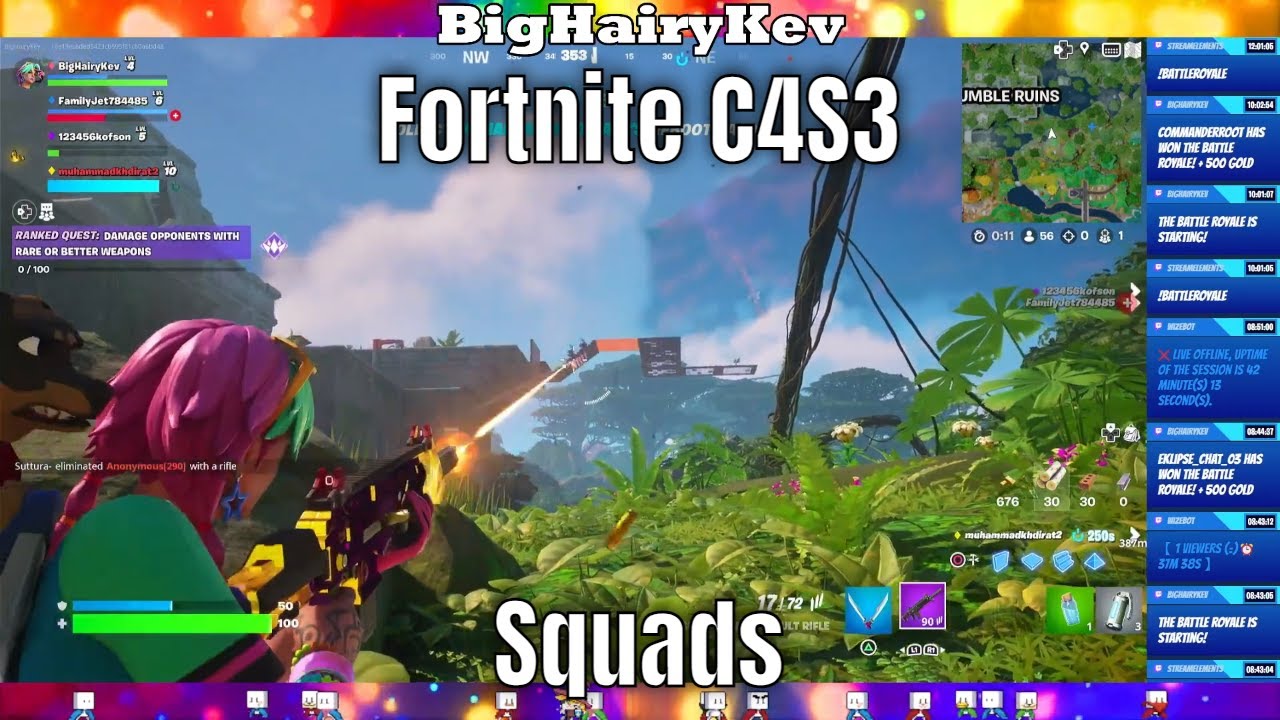 Fortnite C4S3 #7 - Squads #fortnite #gaming - YouTube
