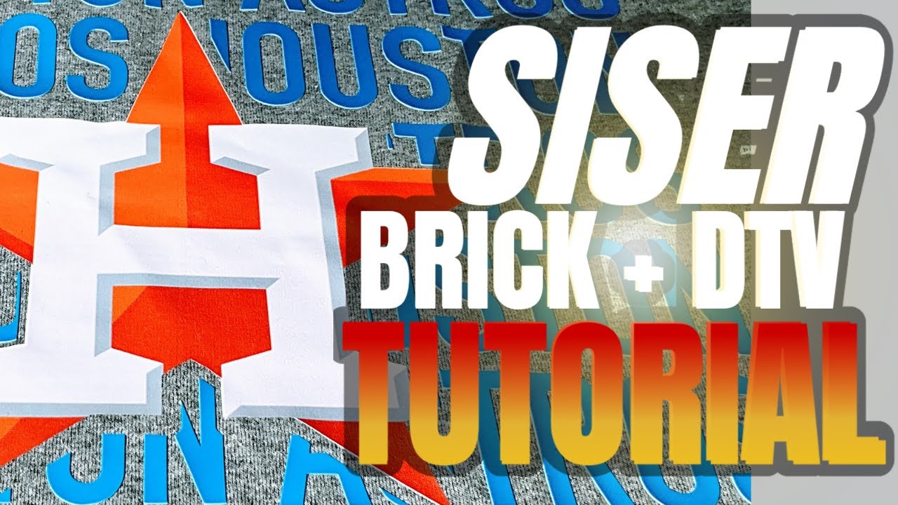 Let's Use Siser Brick 600 + Siser EasyColor DTV to Make a Shirt - YouTube