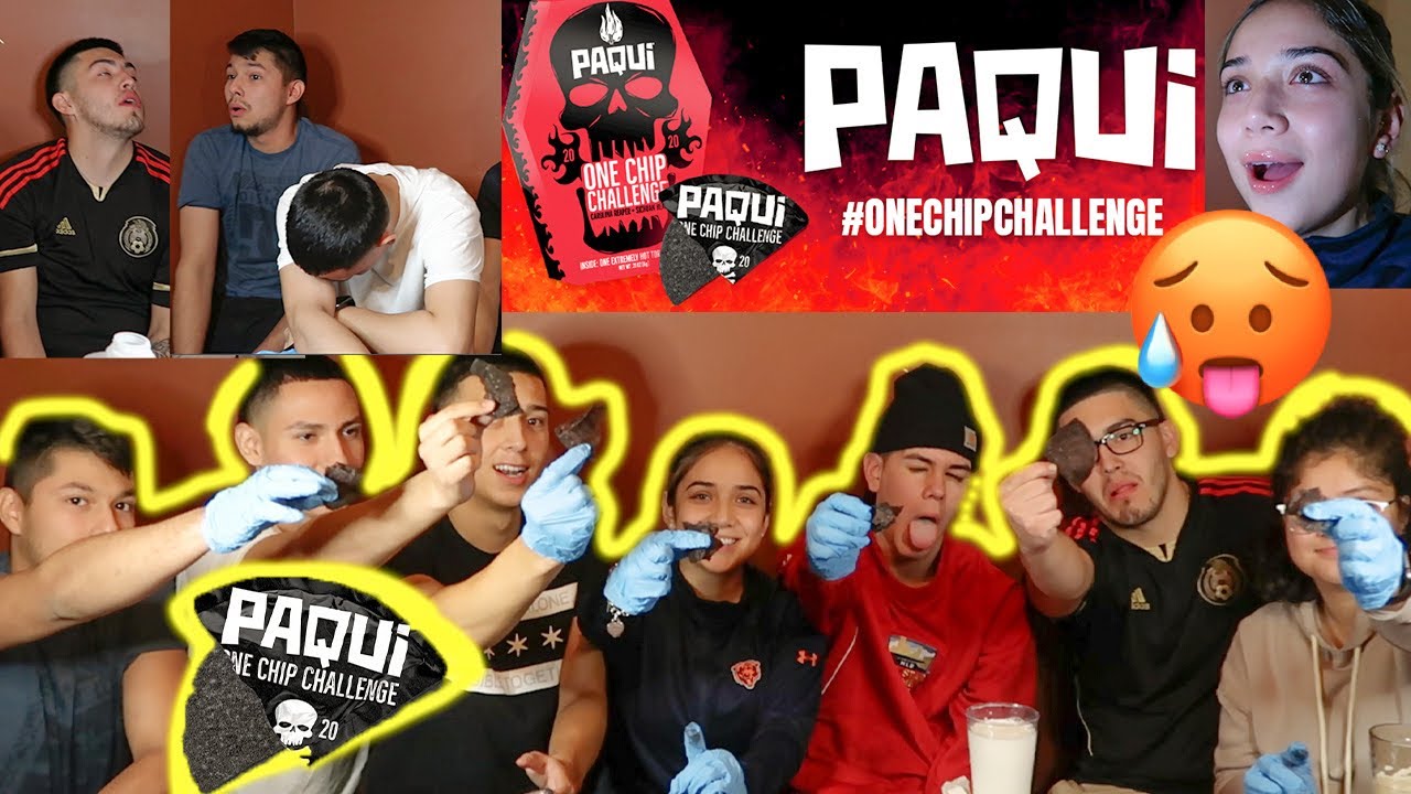 Mexican's Try The 2020 PAQUI ONE CHIP CHALLENGE ! - YouTube