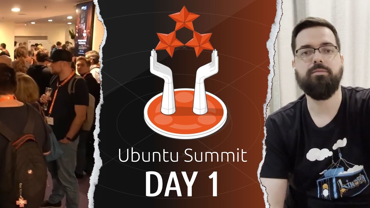 Day 1 of the Ubuntu Summit! - YouTube