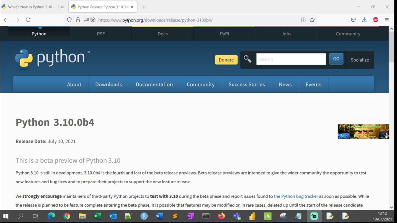 Comparaison entre Python 3.6 et Python 3.10 | What's new in Python 3.10 ...