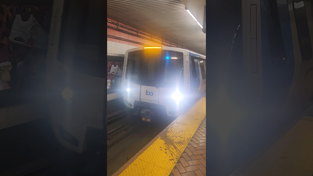 6 Car Blue Line Fleet of the Future #bart #tgif - YouTube