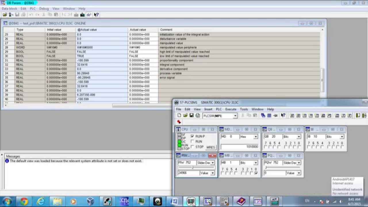 PID controller step7 - YouTube