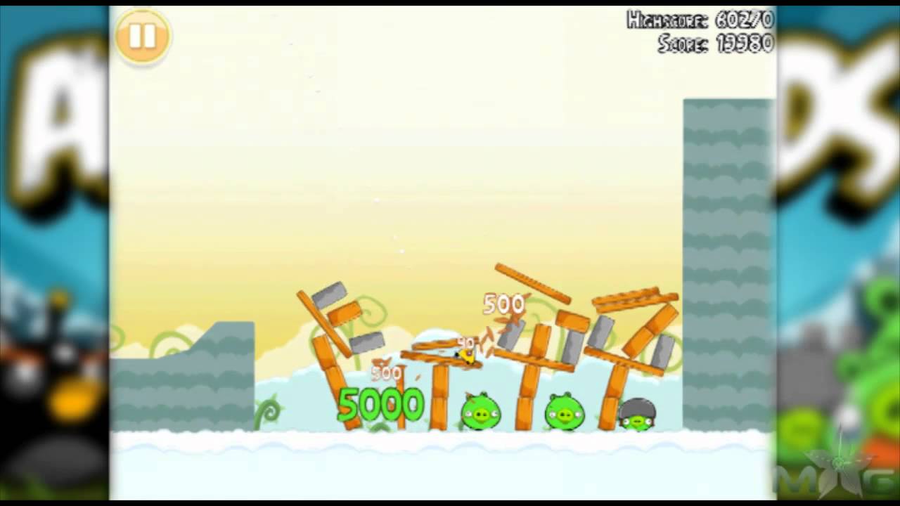 Angry Birds Free Demo IV-3 - 3 Stars - YouTube