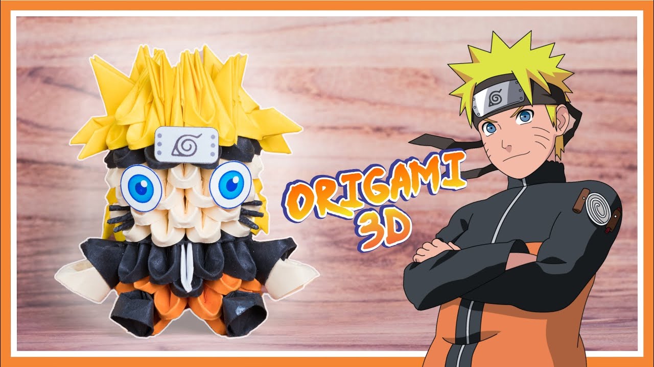 NARUTO de ORIGAMI 3d - YouTube