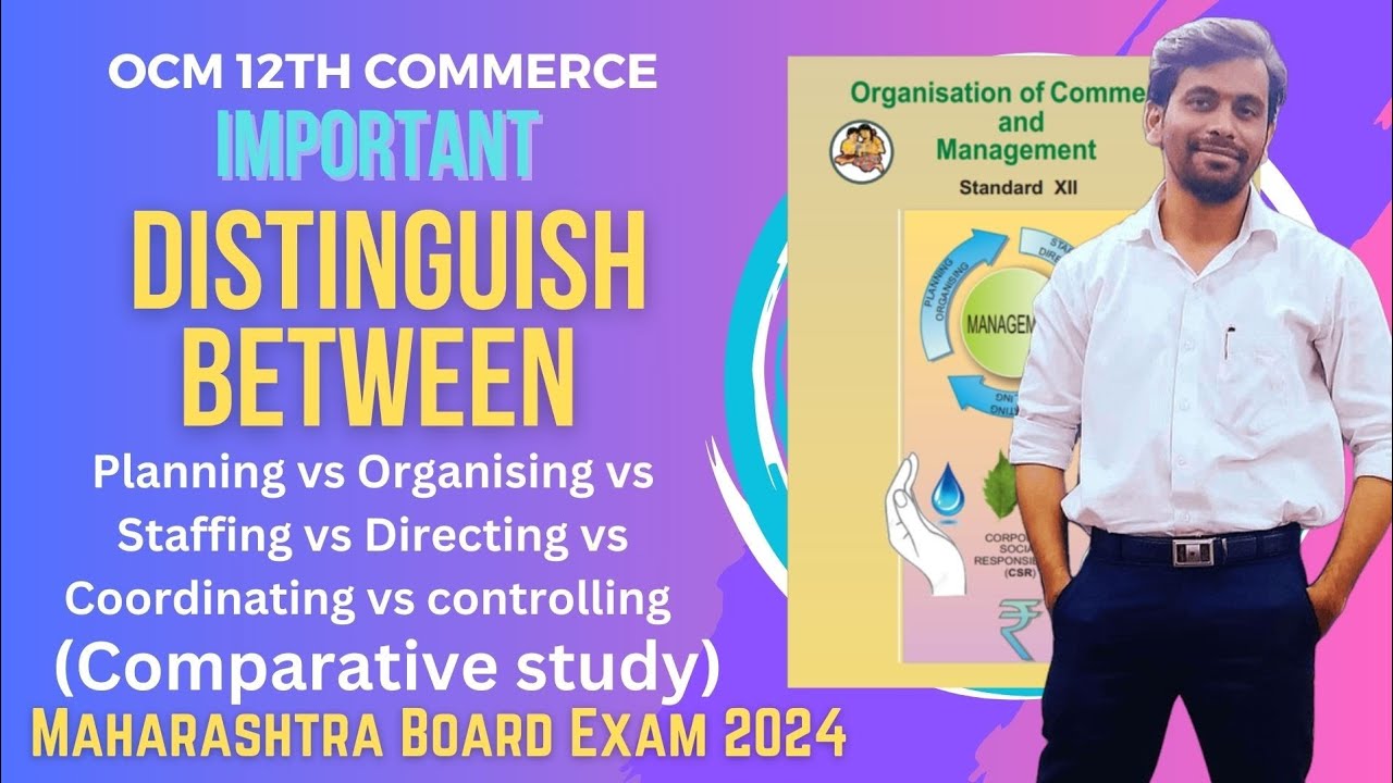IMP OCM DISTINGUISH BETWEEN PLANNING ORGANISING STAFFING DIRECTING IMP OCM DISTINGUISH BETWEEN PLANNING ORGANISING STAFFING DIRECTING