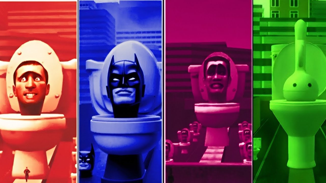 skibidi toilet different colors new virus - YouTube