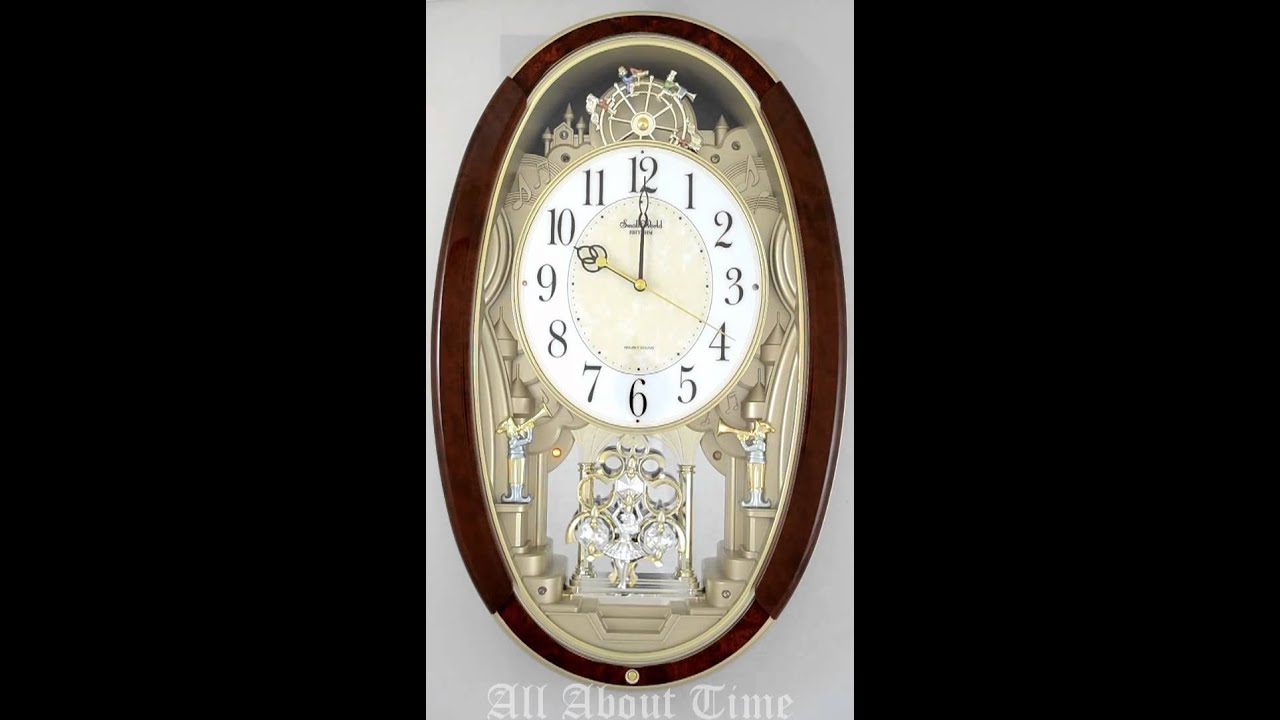 Rhythm Trumpet Boys Musical Clock - YouTube