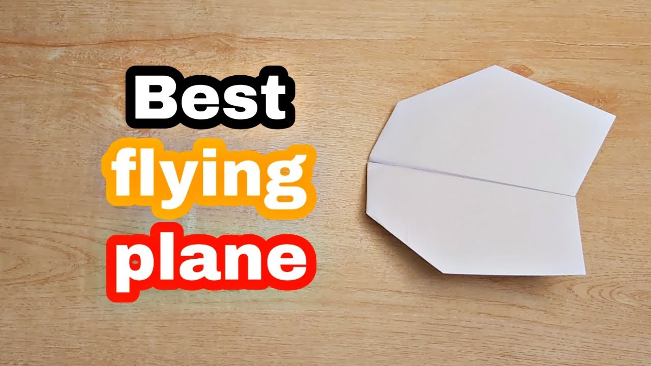 how to fold paper plane that can fly very high || super paper airplane ...