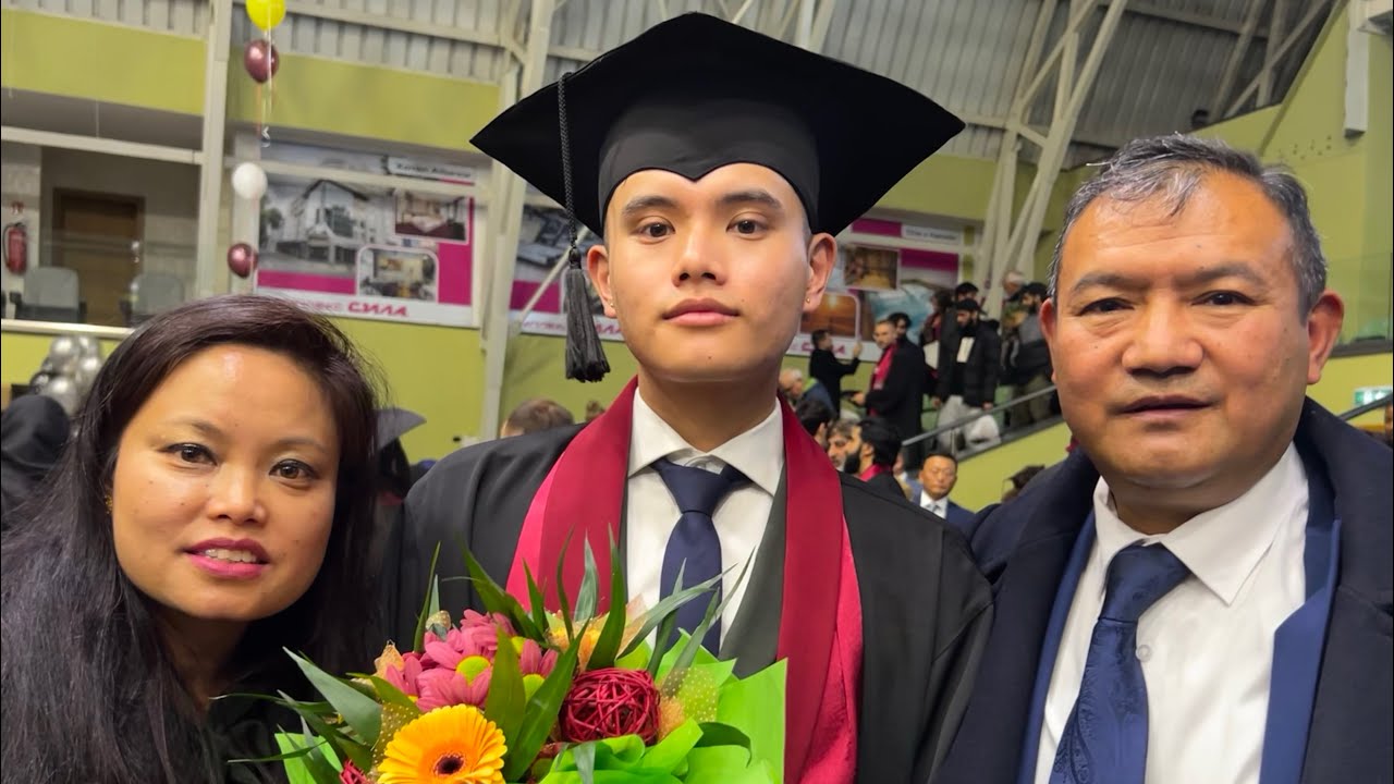 Dr Karisan Gurung graduation ceremony @Bulgaria.. very proud moment ...