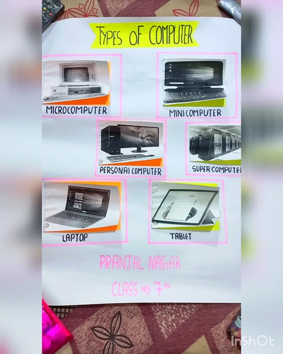 Types of computer Project..#project #chart #computerarts - YouTube