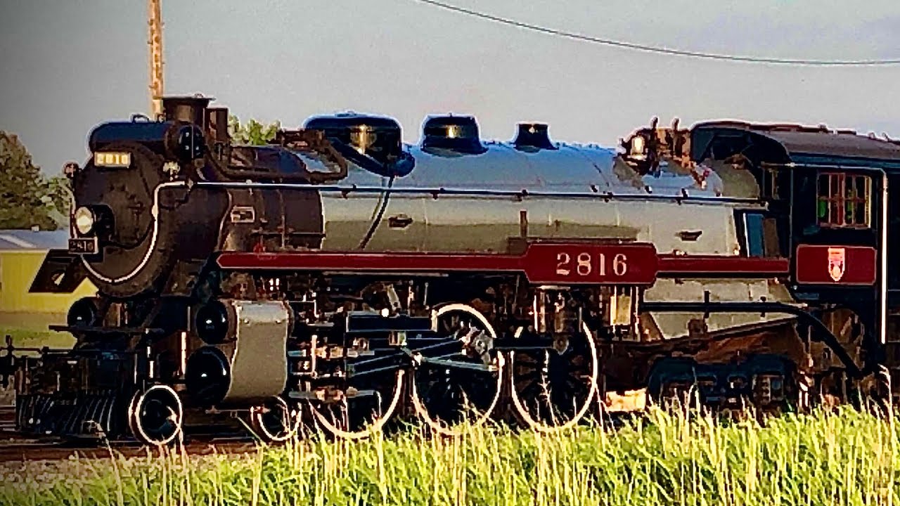 Historic Steam Train on Route to Winnipeg July 4, 2024 - YouTube