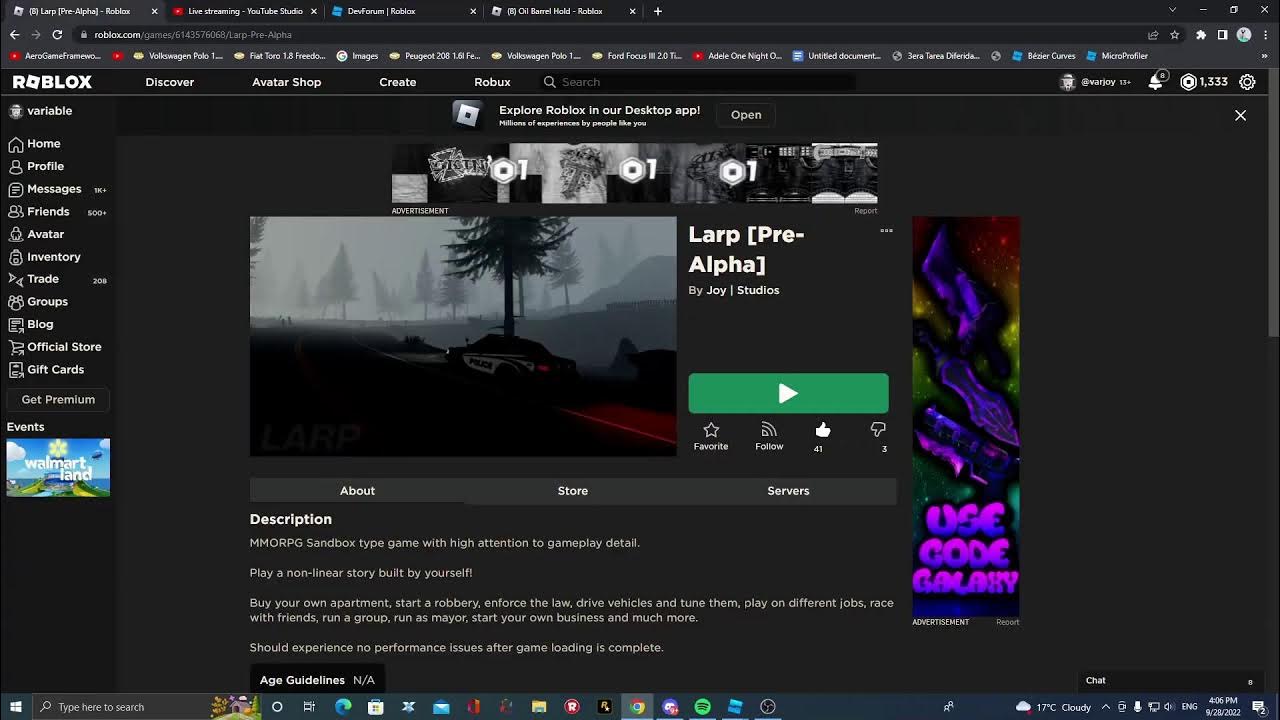 Night programming/building... LARP - YouTube