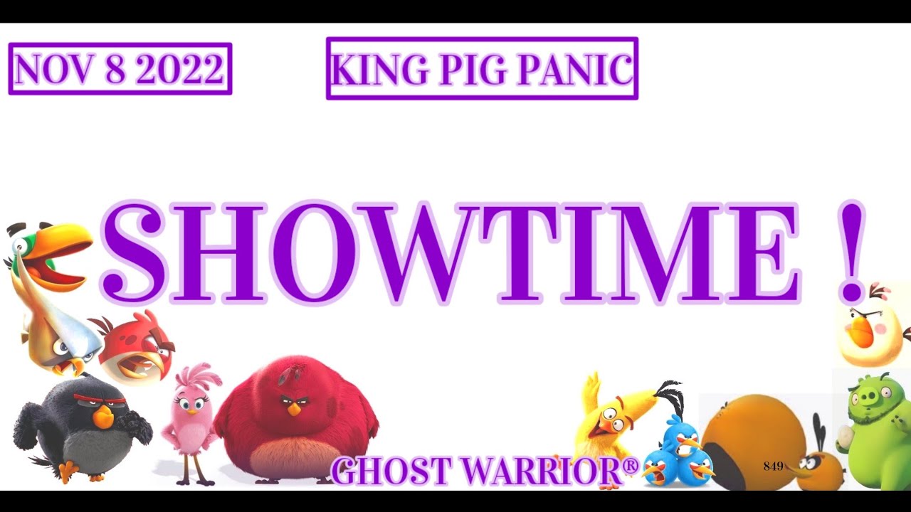 Angry birds 2 King Pig Panic 8/11/2022 & 9/11/2022 Newer frames cleared ...