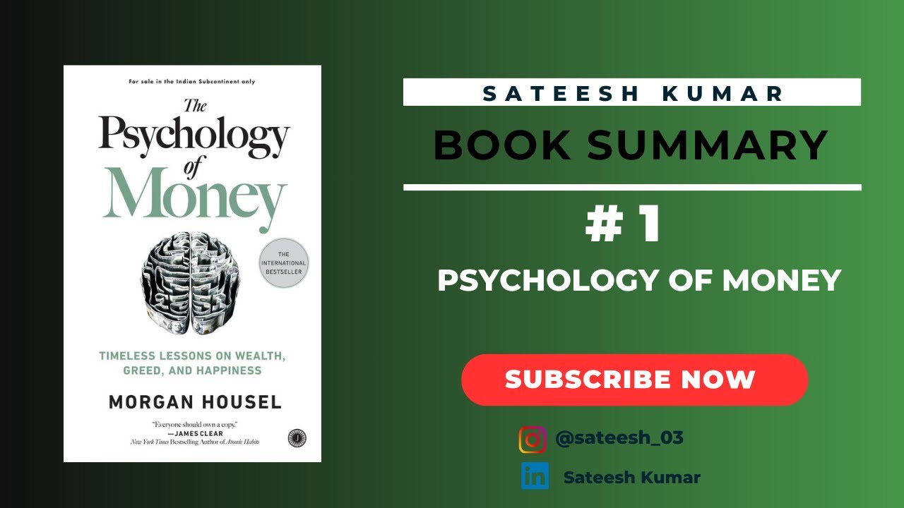 📘 Navigating the Mind: "Psychology of Money" Chapter Summaries ...