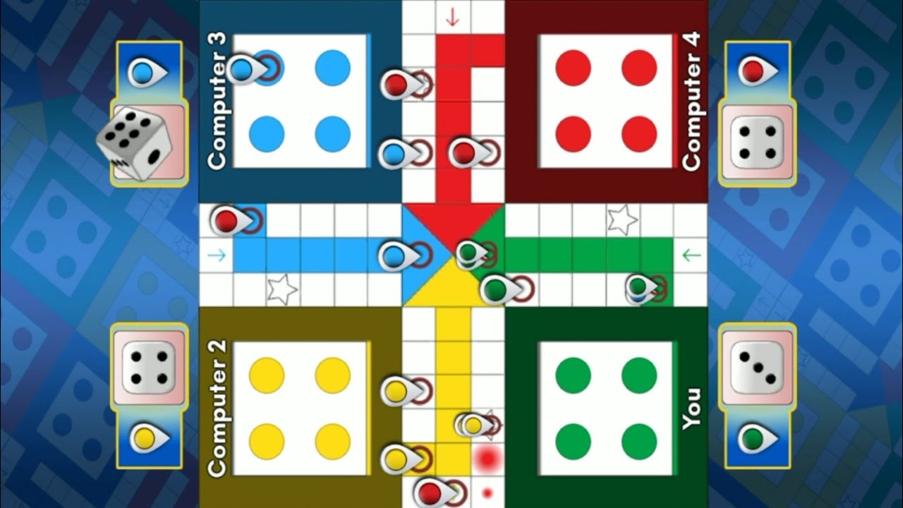 Ludo King 2 players rush gameplay | Ludo game in 2 player | Ludo King 2 ...