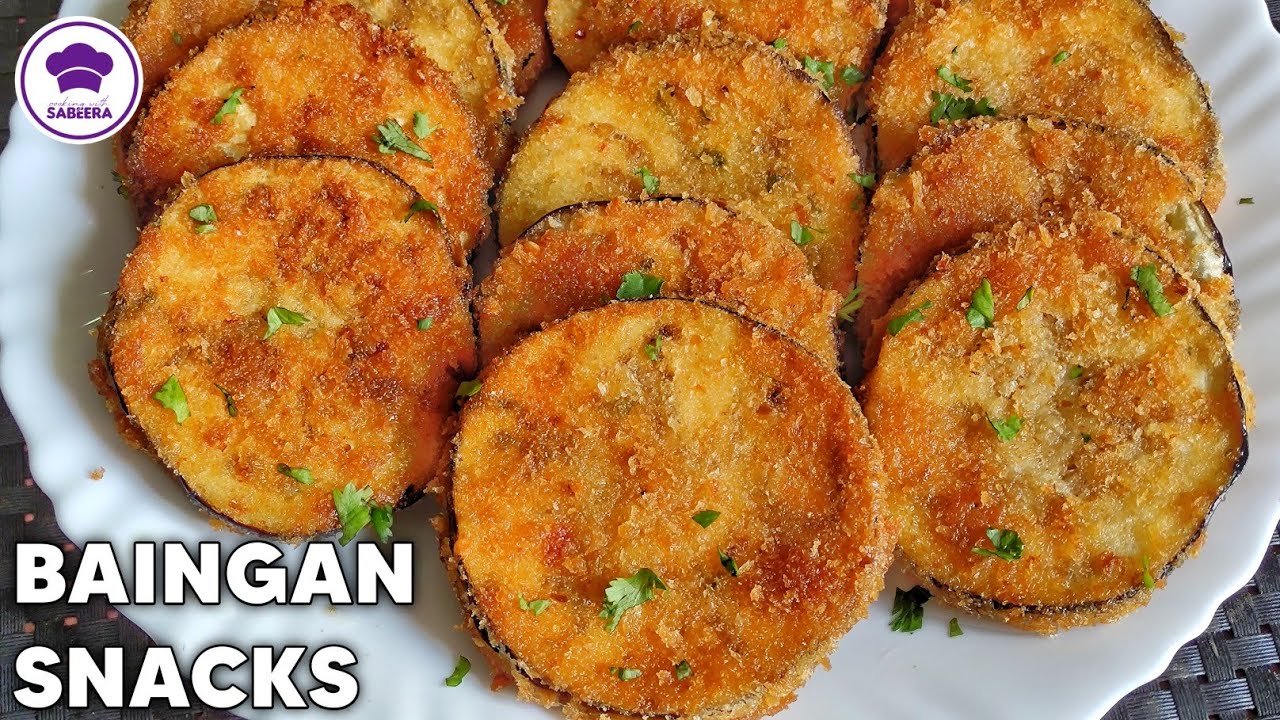 Crispy Baingan Fry Recipe | Baingan Fry Recipe by Cooking With Sabeera ...