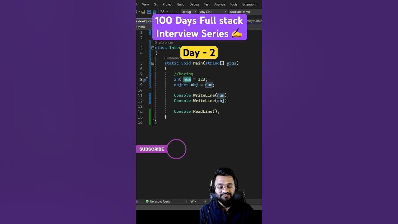 #day2 - Full Stack interview series | difference between boxing and unboxing #shorts #coding # ...