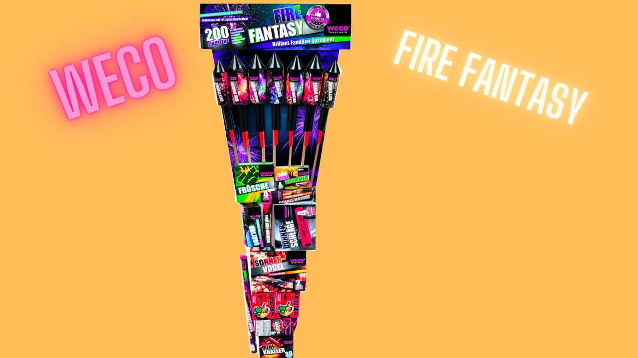Weco Fire Fantasy Familiensortiment | Mister Pyrotec - YouTube