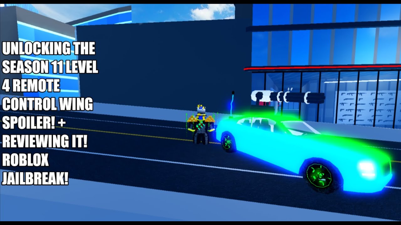 Unlocking the Season 11 Level 4 Remote Control Wing Spoiler ...