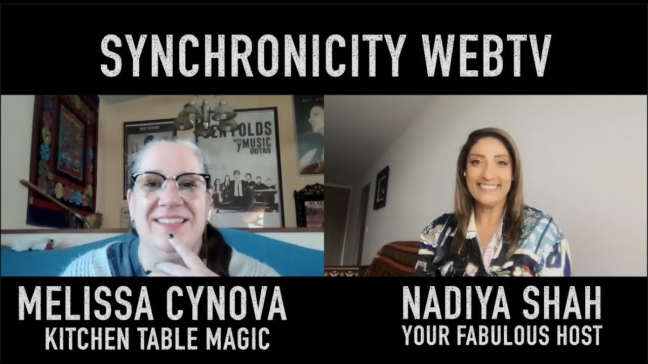 MELISSA CYNOVA TALKS MAGIC! "Kitchen Table Magic" Best Selling Author - YouTube