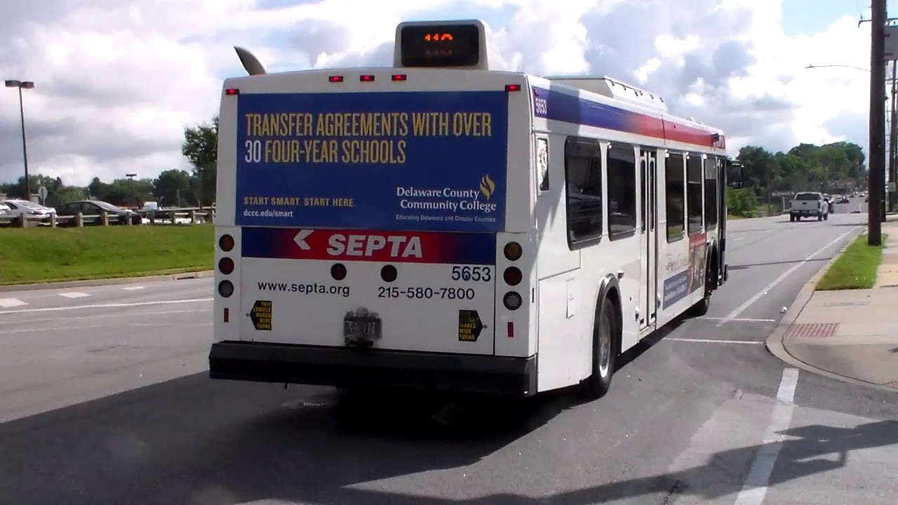 SEPTA BUS: NEW FLYER D40LF 5653 ON ROUTE: 110 PT4 - YouTube