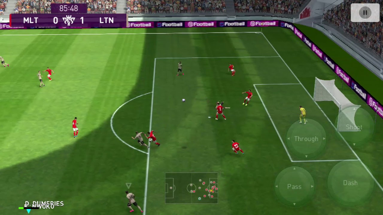 Pro evolution soccer 2020 mobile android gameplay #3 - YouTube