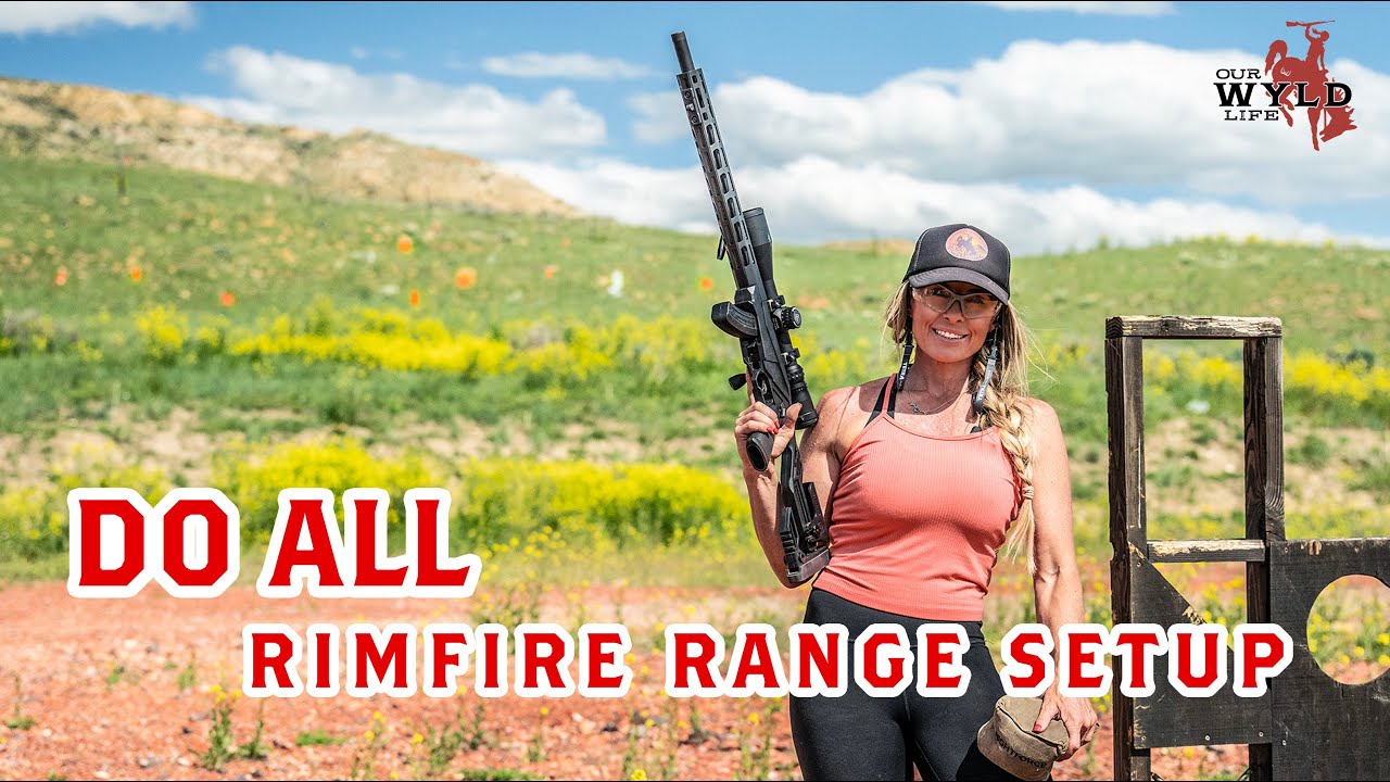 Setting up my Rimfire Shooting Range in Wyoming - YouTube