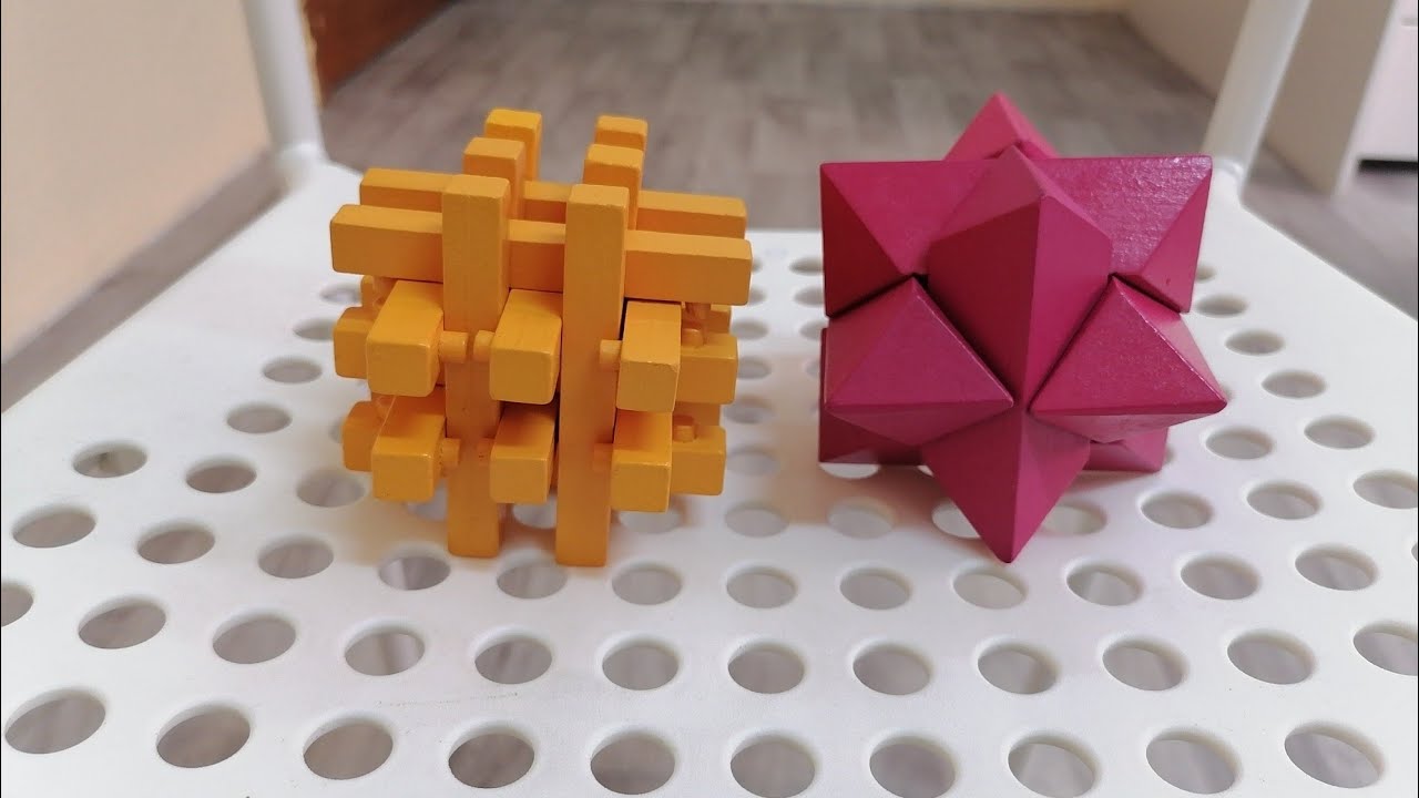 Colour Block Puzzles Solving/How to solve colour wooden puzzles - YouTube