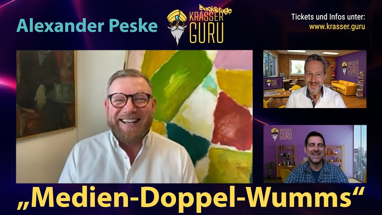 Alexander Peske - Einblicke zu seiner Vortragstour: "Medien-Doppel ...