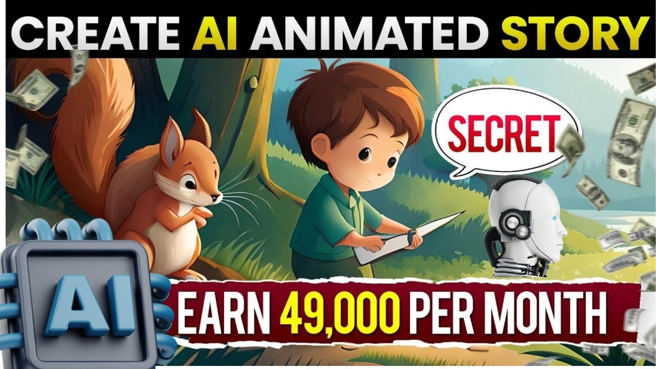 AI Cartoon Video से Lakhs में कमाओ! | Complete AI Animation Tutorial ...