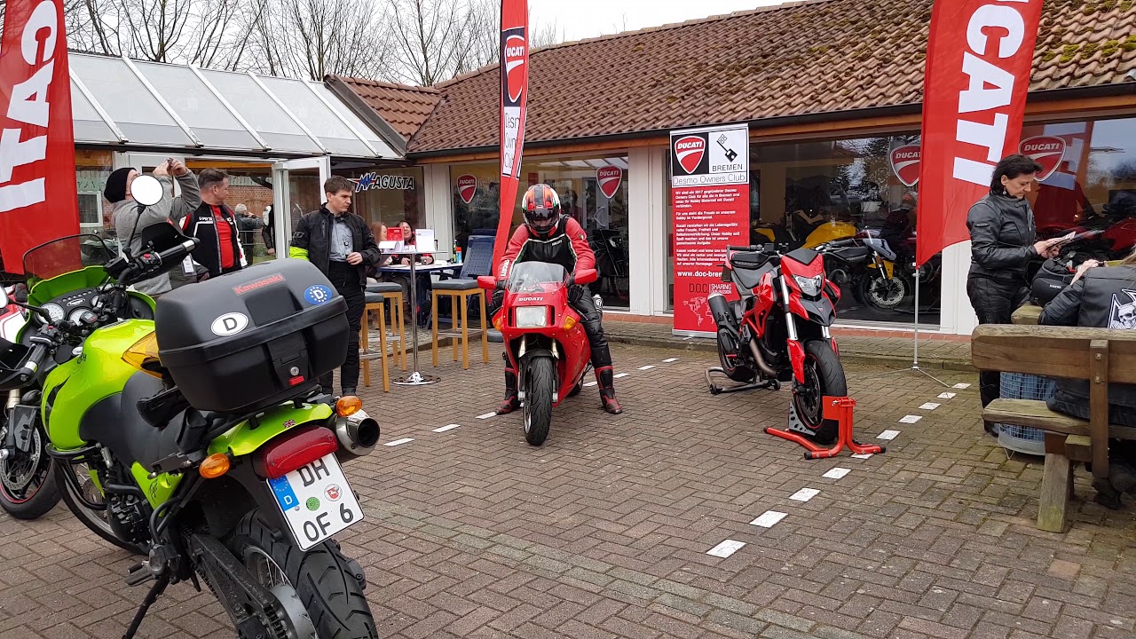 Bikers Brunch - Ducati 888 - YouTube