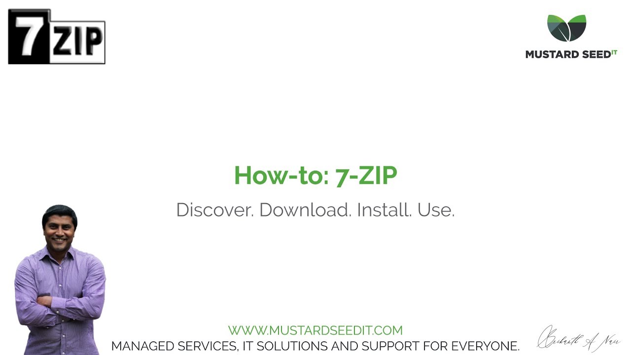 How to download, install and use 7-Zip (FREE archiving software) - YouTube